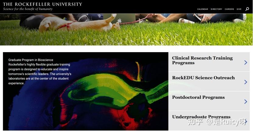 洛克菲勒大学生物科学研究生申请介绍 - 知乎