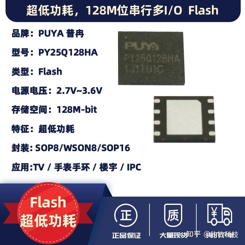 存储IC 超低功耗，128M位串行多I/O Flash-PY25Q128HA - 知乎