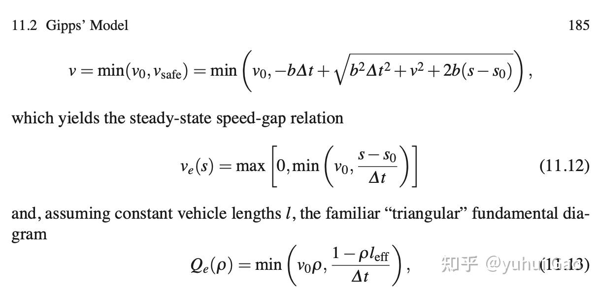 论文阅读（一）：Car-Following Models based on Driving Strategies - 知乎