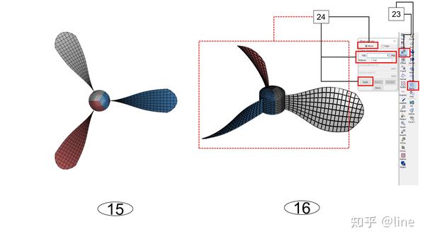 LS-DYNA网格划分（三）：LS-PrePost,N-Line Mesher案例，旋翼结构 - 知乎