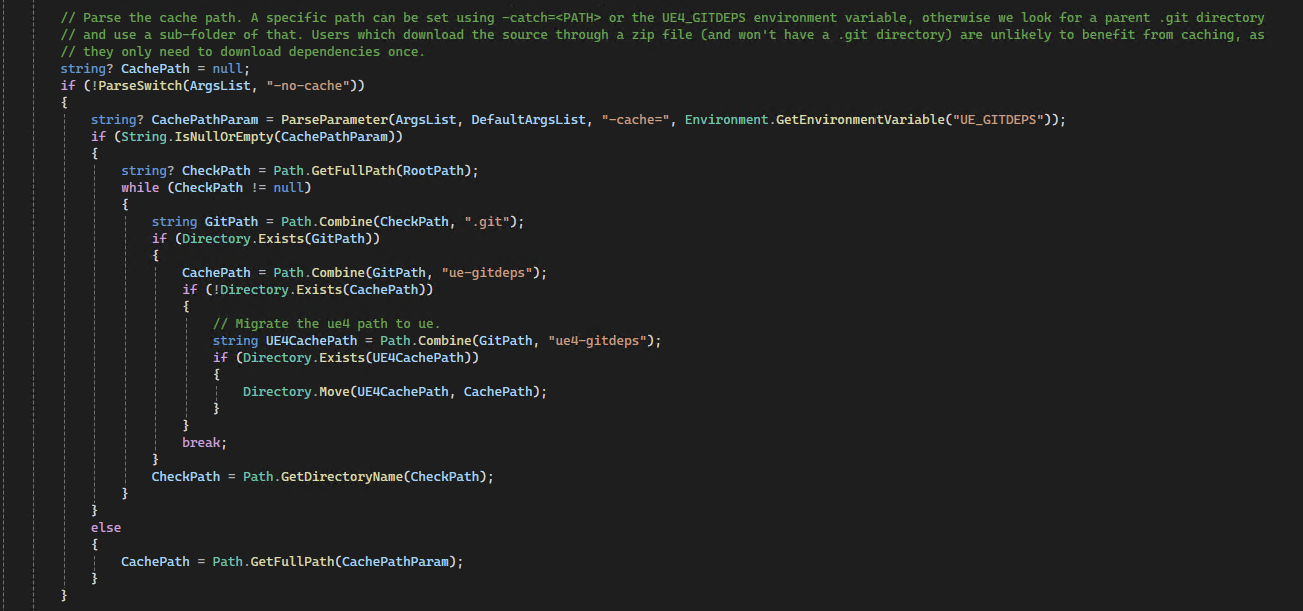 UnrealEngine设置Git Dependencies缓存 - 知乎