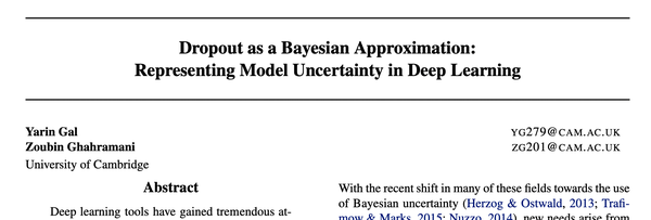 Representing Model Uncertainty in Deep Learning - 知乎