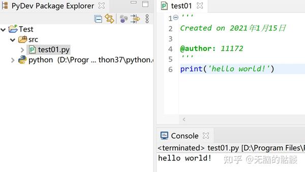从零开始配置Eclipse IDE下的Python开发环境 （2021.1.17更新） - 知乎