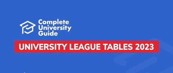 刚刚！2023CUG英国大学排名出炉！与QS相比差距较大！ - 知乎