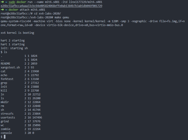 MIT6.S081 脚本、docker一键环境配置 （支持主流OS） - 知乎