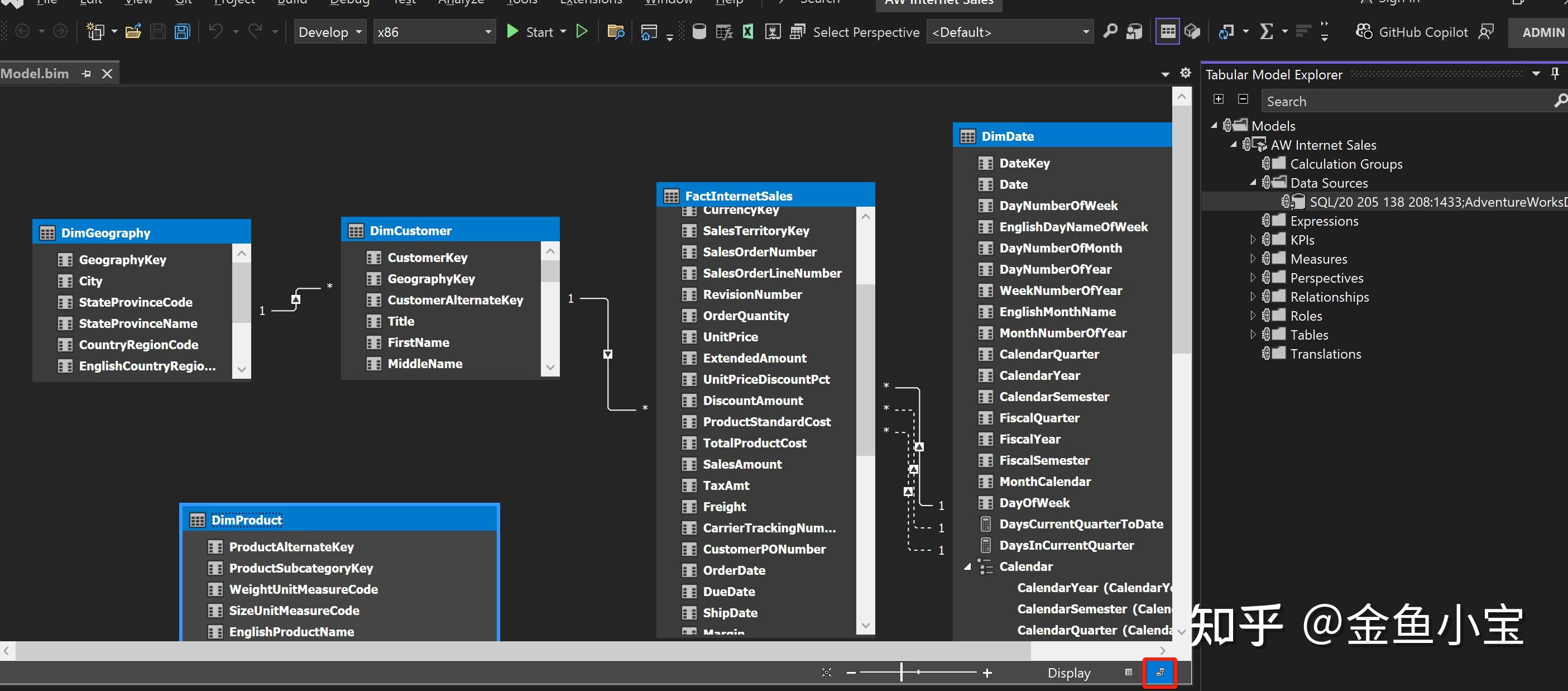 用Visual Studio连接SQL Server创建SSAS并部署到Azure Analysis Service - 知乎