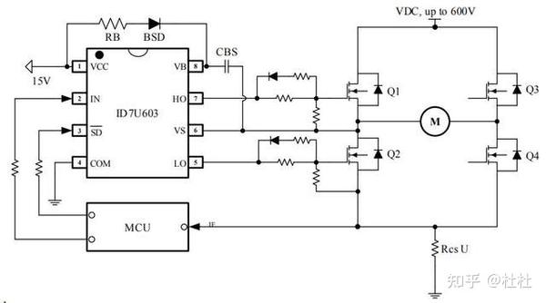 IR2104国产替代芯片ID7U603SEC-R1 600V高压半桥栅极驱动 - 知乎