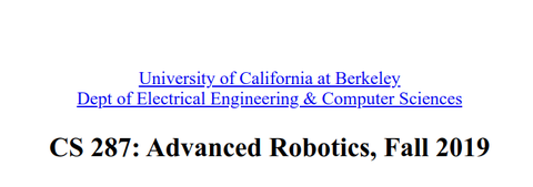 CS 287: Advanced Robotics (Fall 2019) - 知乎