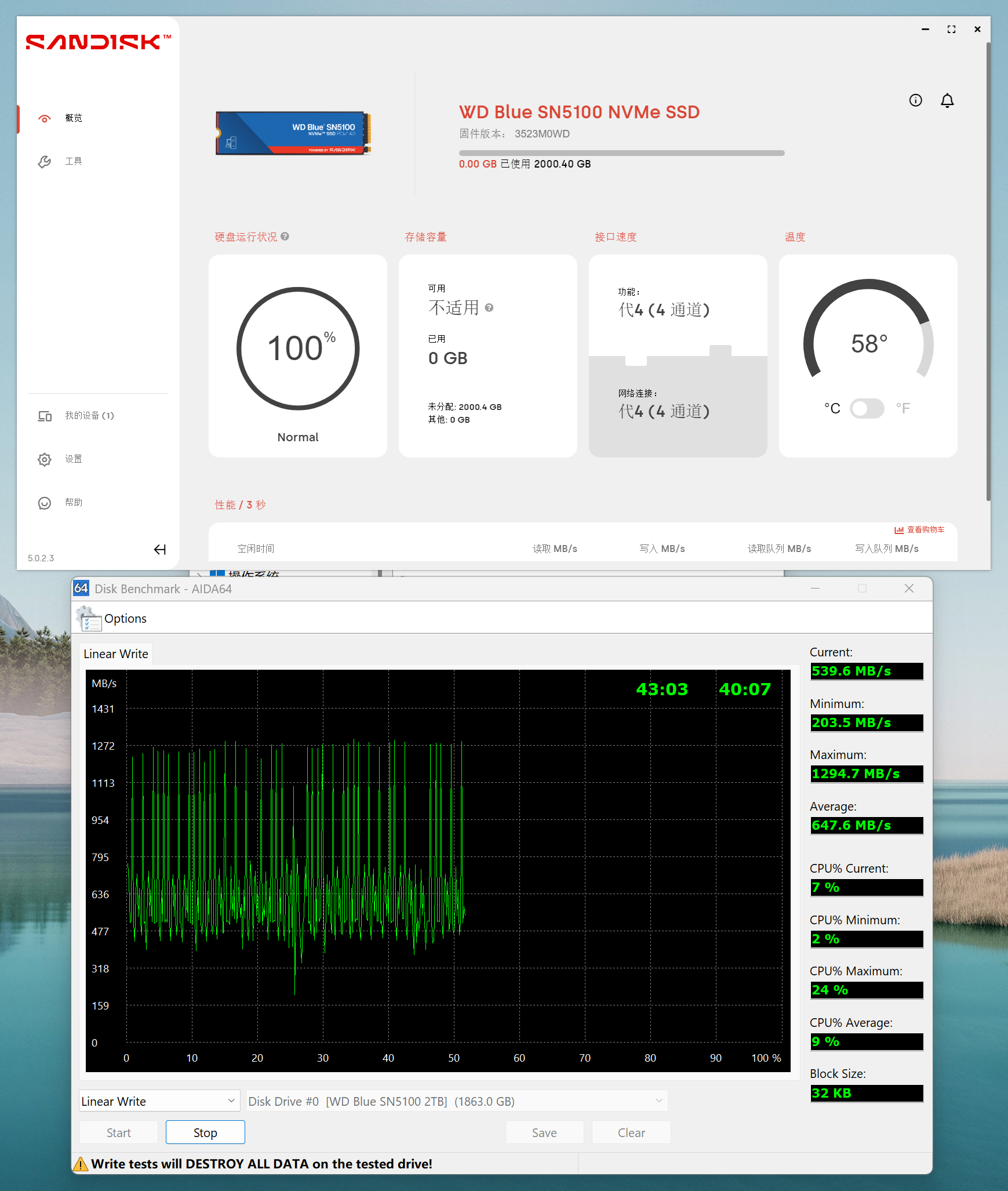 闪迪 WD Blue SN5100：顺读 7100MB/s，随写 1300K IOPS 的 PCIe 4.0 次旗舰 - 知乎