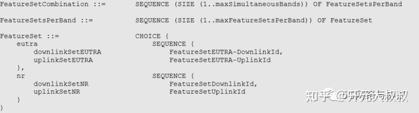 NR UE能力功能集FeatureSet - 知乎