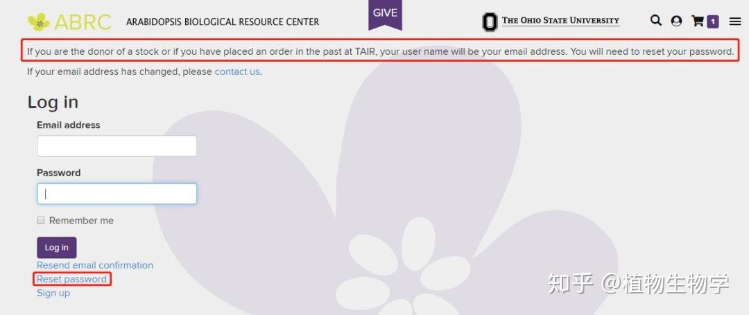 拟南芥种子订购详细攻略-TAIR-ABRC篇 - 知乎