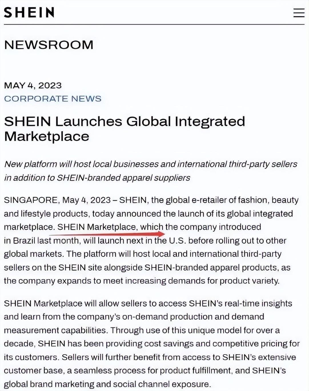 SHEIN重大调整，开放第三方卖家入驻 - 知乎