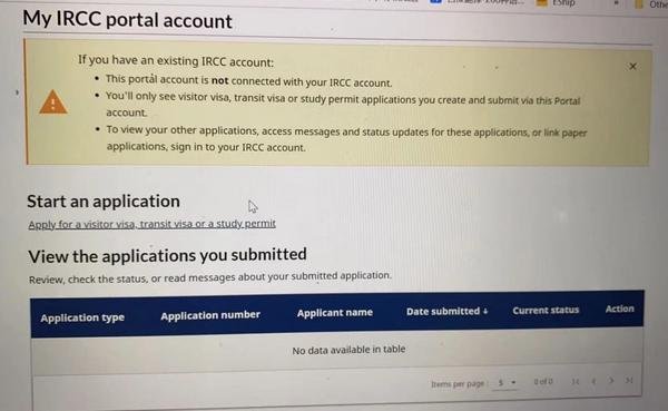 IRCC Portal Account ircc-portal-account
