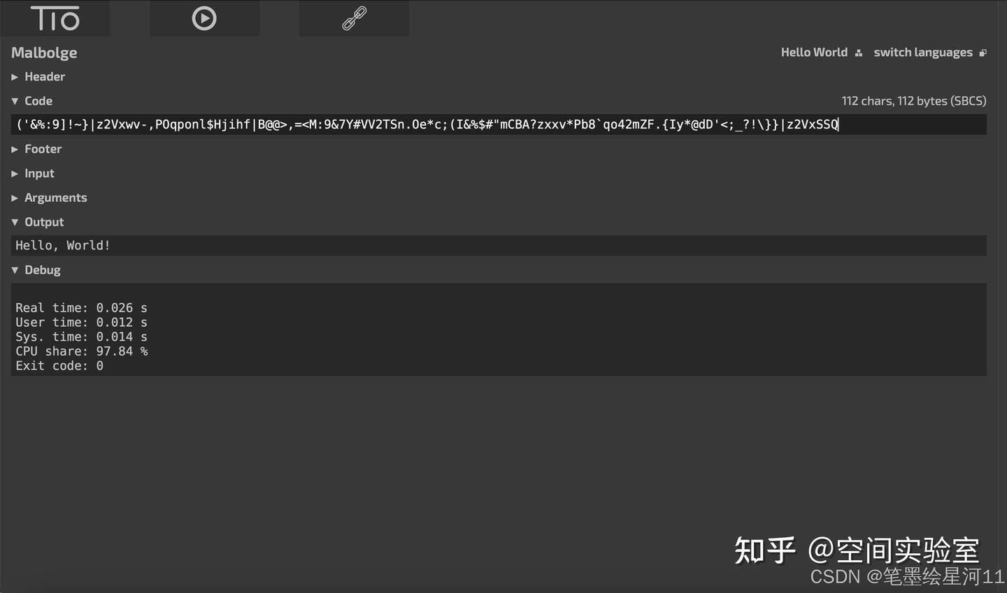 奇奇怪怪的编程语言：Malbolge - 知乎