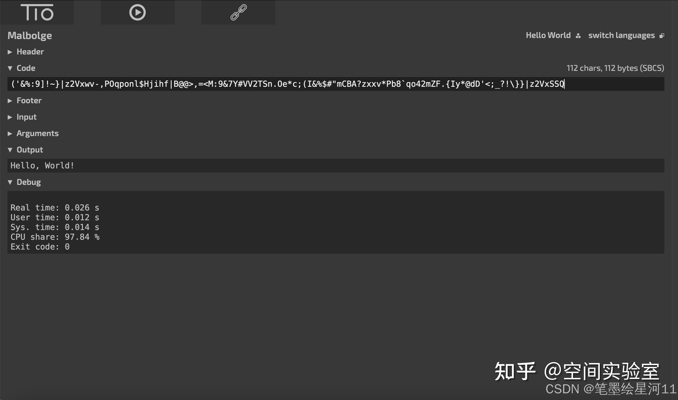 奇奇怪怪的编程语言：Malbolge - 知乎