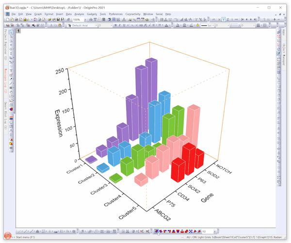 Origin教程|如何绘制梦幻的“水晶”3D图表？ - 知乎