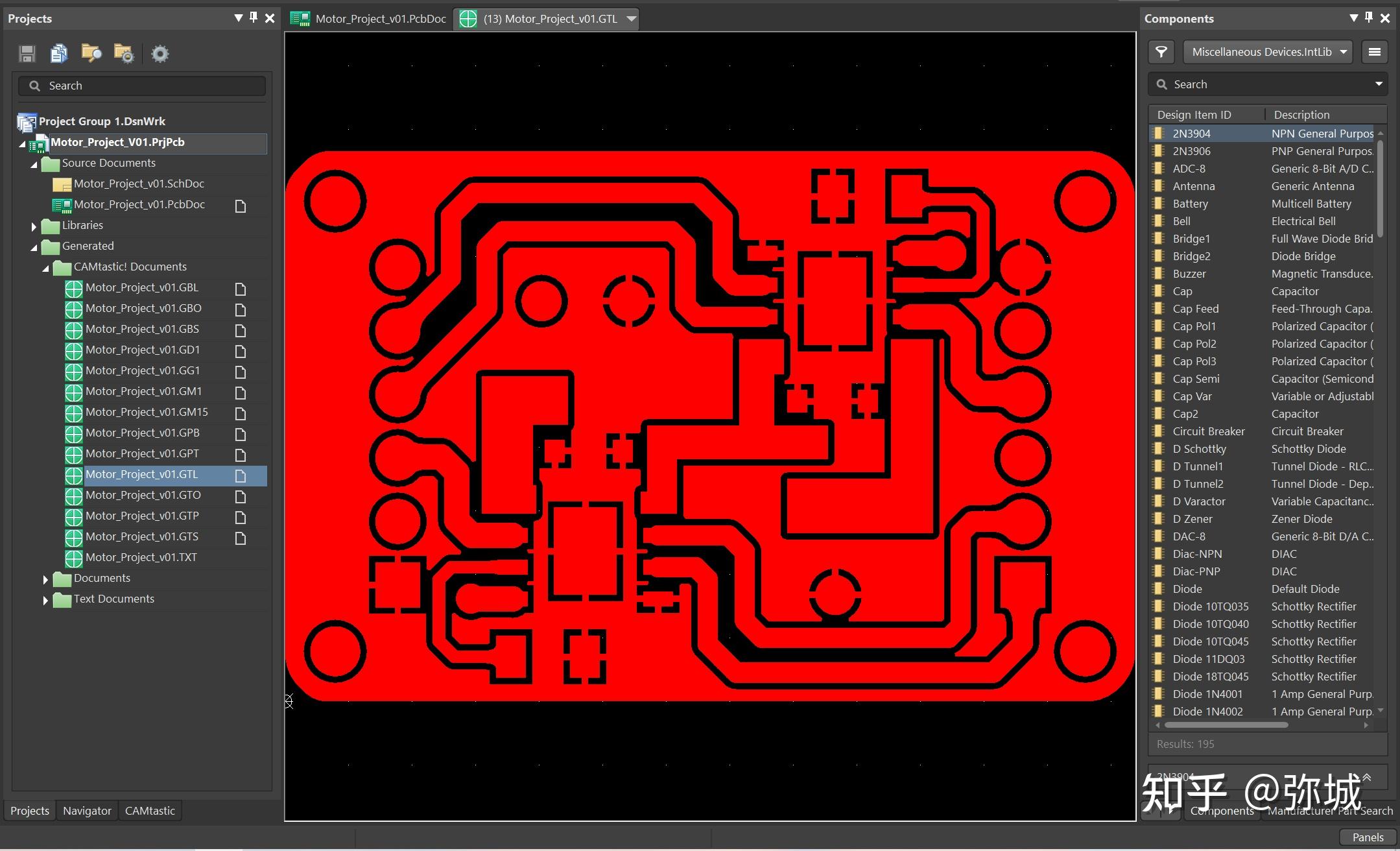 从零开始的硬件之路21：AD输出Gerber文件并使用CAM350打开 - 知乎