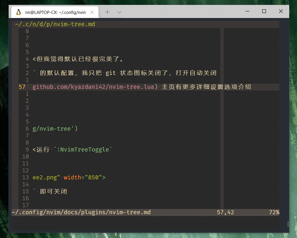 Neovim 插件 nvim-tree 的安装与配置