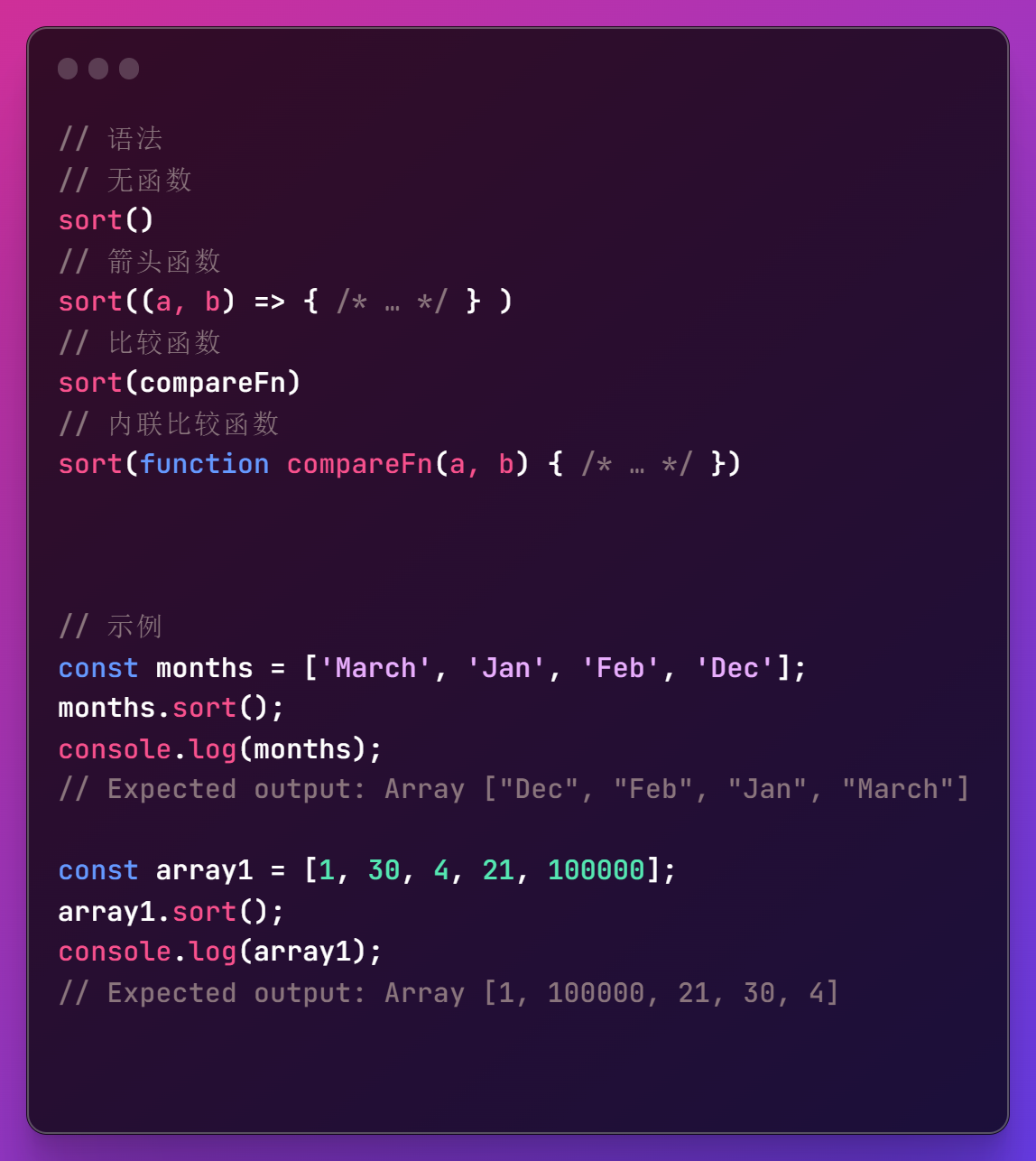 Javascript 常用数组方法 知乎