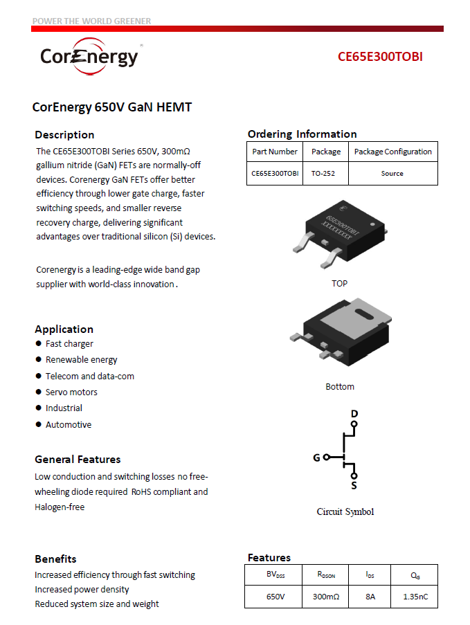 高性价比 ，能华推出TO252封装增强型GaN器件 - 知乎