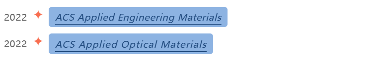 【期刊推荐】ACS旗下材料科学领域AMI家族期刊影响因子创新高 - 知乎