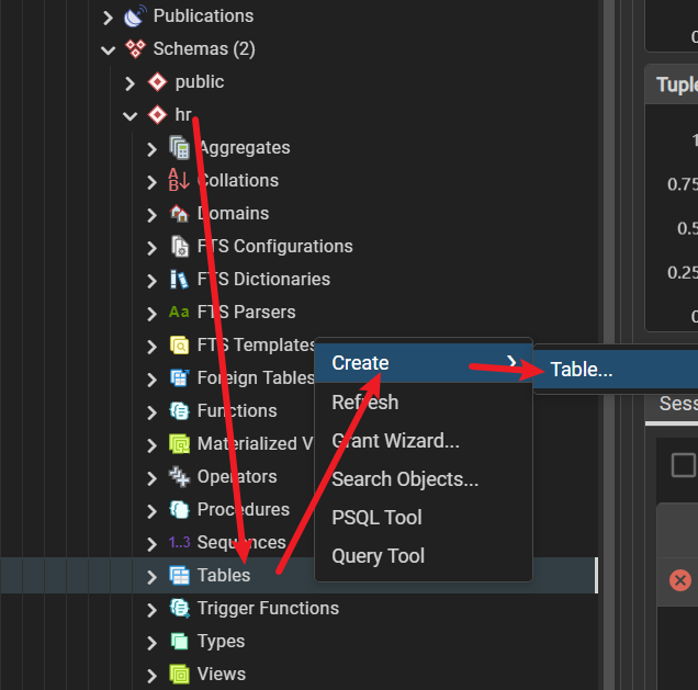 pgadmin4进行数据库的常见操作 - 知乎