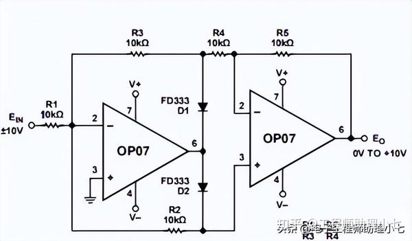 OP07运放放大器工作原理+参数+引脚功能，几分钟带你搞懂OP07 - 知乎