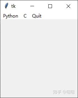 python中tkinter入门之Menu创建顶级菜单、下拉菜单和弹出菜单。 - 知乎