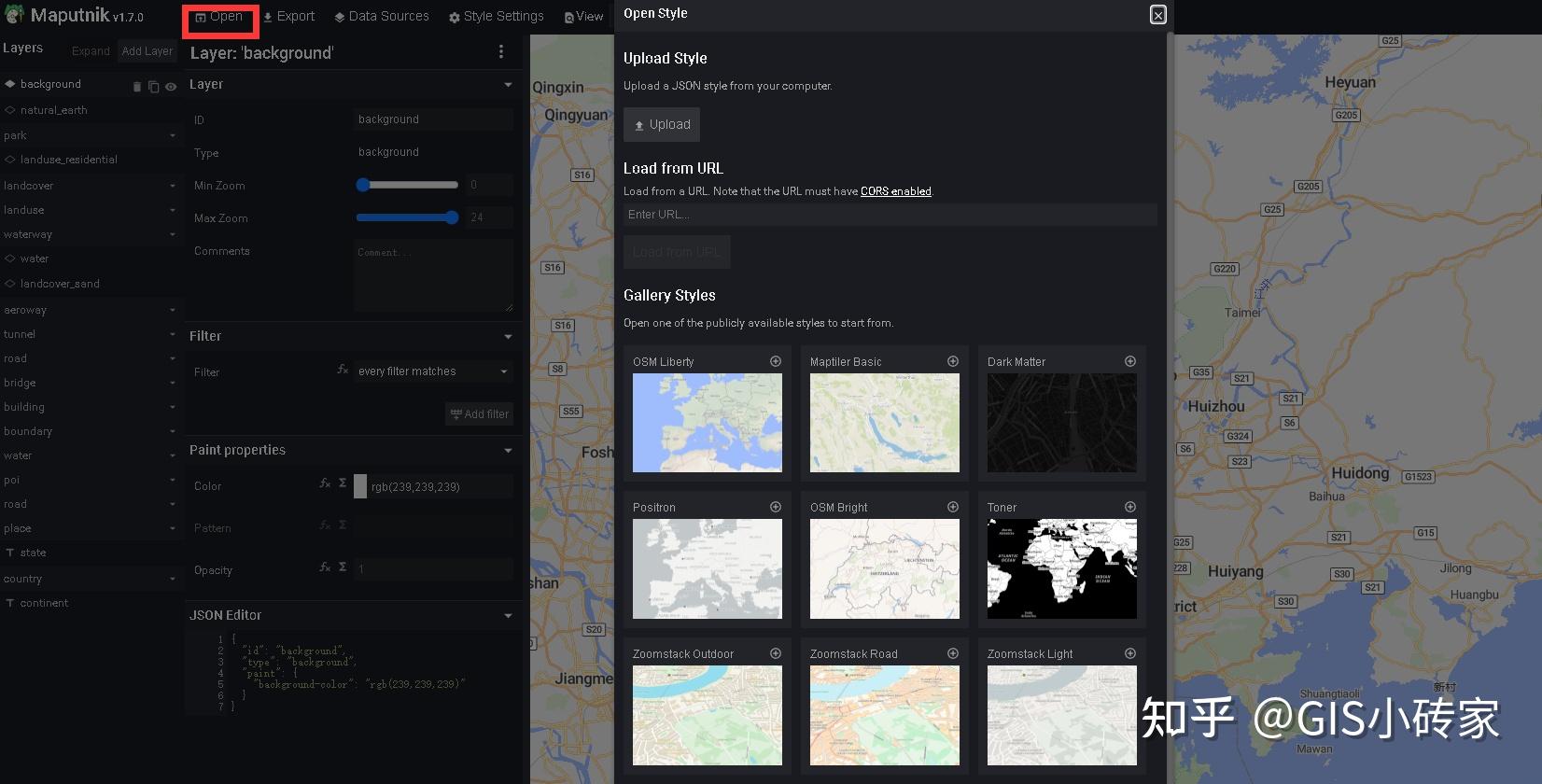 【第六章 WebGIS】maputnik自定义maobox本地样式 - 知乎