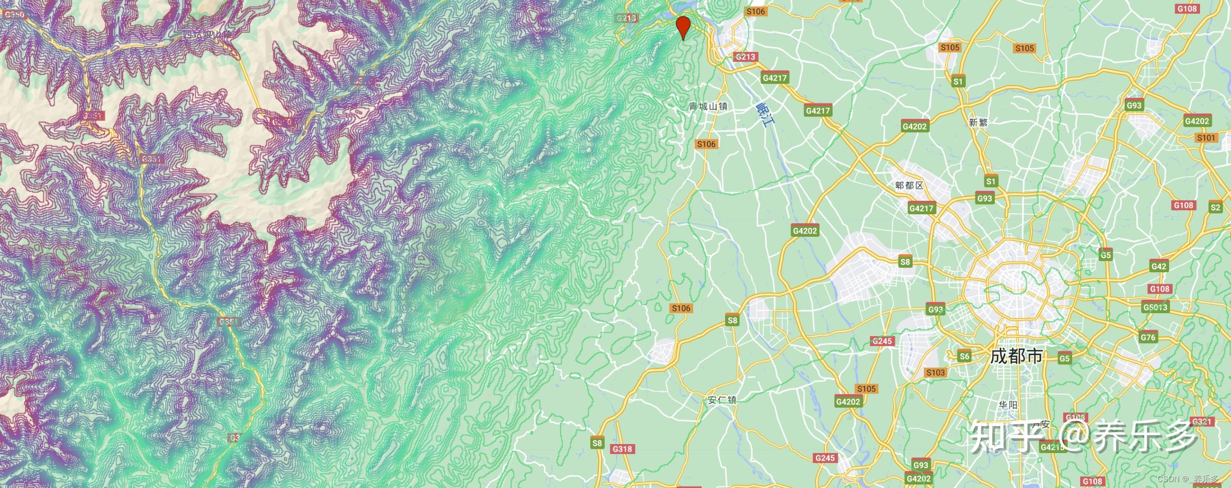 GEE：根据DEM绘制全球地形等高线 - 知乎