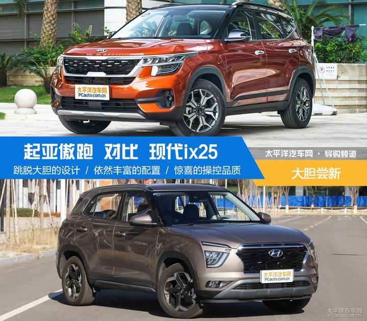 大胆尝新 起亚傲跑对比现代ix25 - 知乎