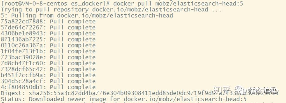 Docker部署安装elasticsearch 知乎