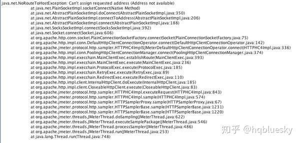 Jmeter之cant Assign Requested Address错误 知乎
