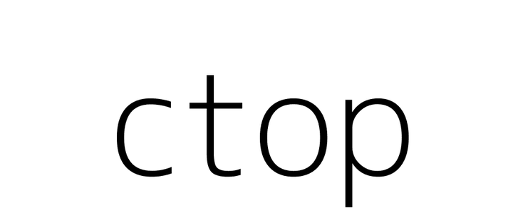 x-cmd pkg | ctop - 针对容器的类 top 命令 - 知乎