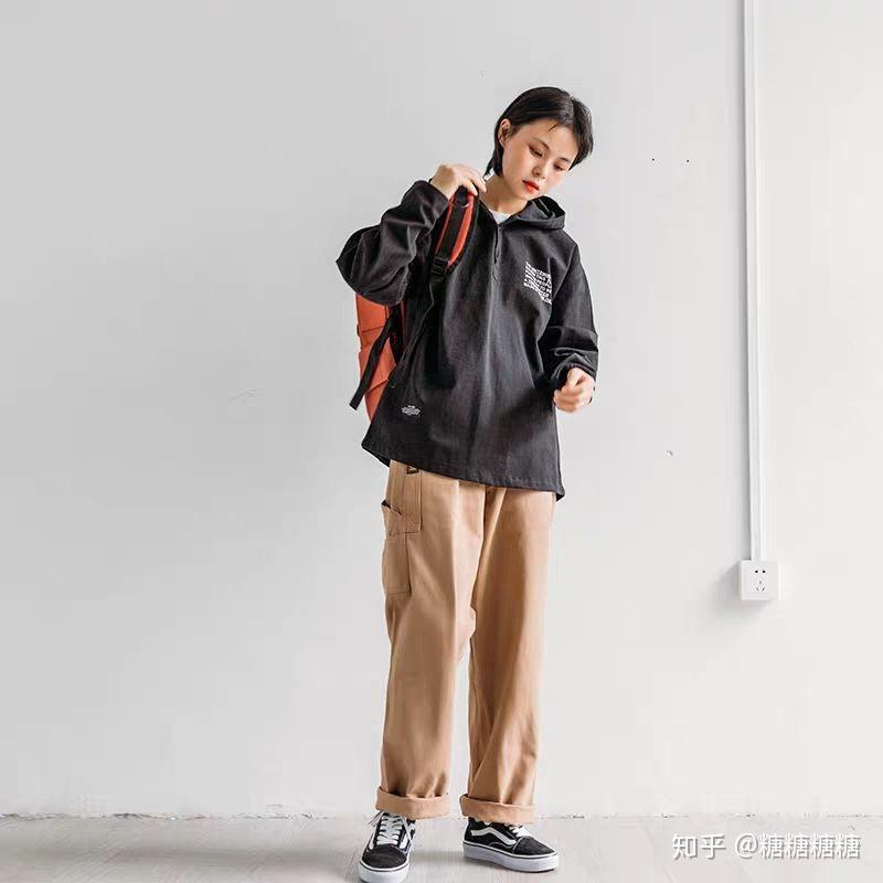 卡其色工装裤搭配什么上衣? 知乎