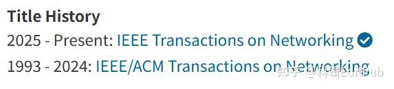 计算机期刊推荐｜IEEE/ACM Transactions on Networking：CCF A类期刊 - 知乎