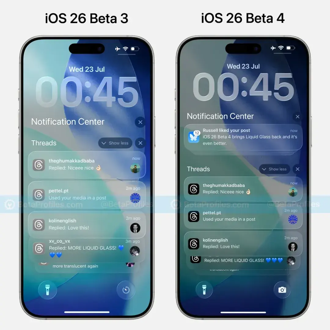 iOS 26.0 Beta 4发布，新增动态壁纸 - 知乎