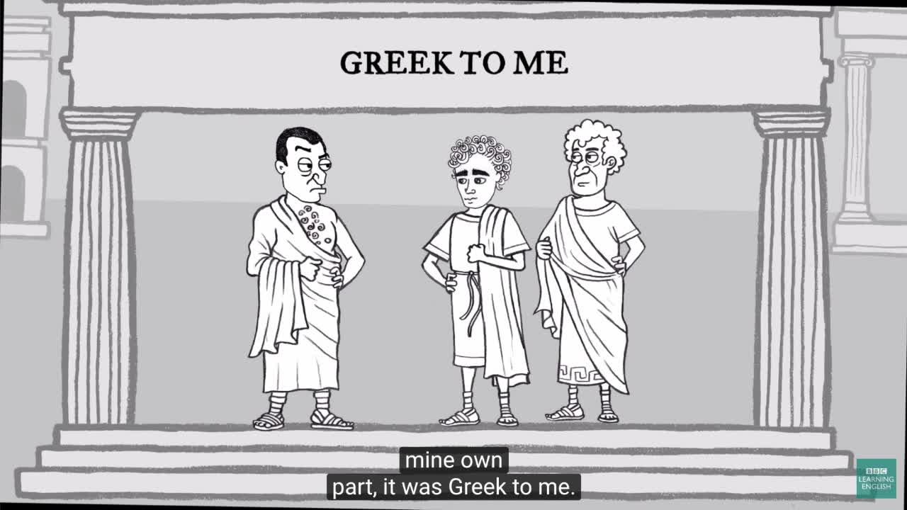It’s all Greek to me! ——谈谈英文典故和习语（1） - 知乎