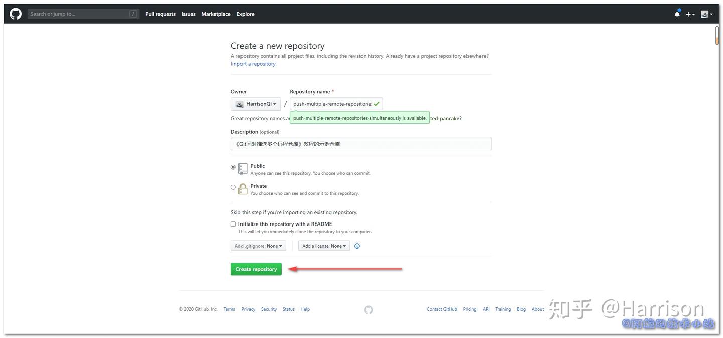 Git同时推送多个远程仓库 - 知乎