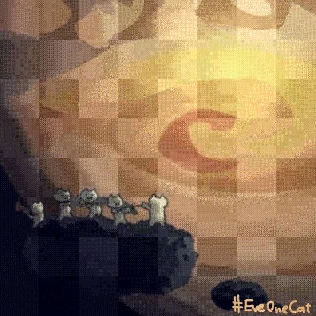 魔性猫猫everyday one cat 表情包 - 知乎