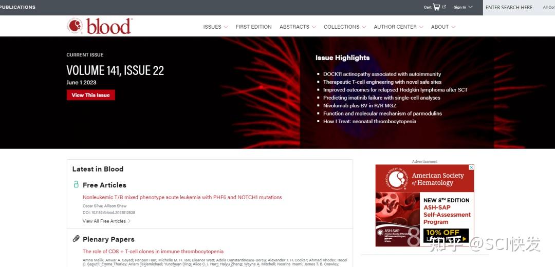 sci快发 | Blood：血液学顶级期刊，发文量多且稳定，两个月可接收！ - 知乎
