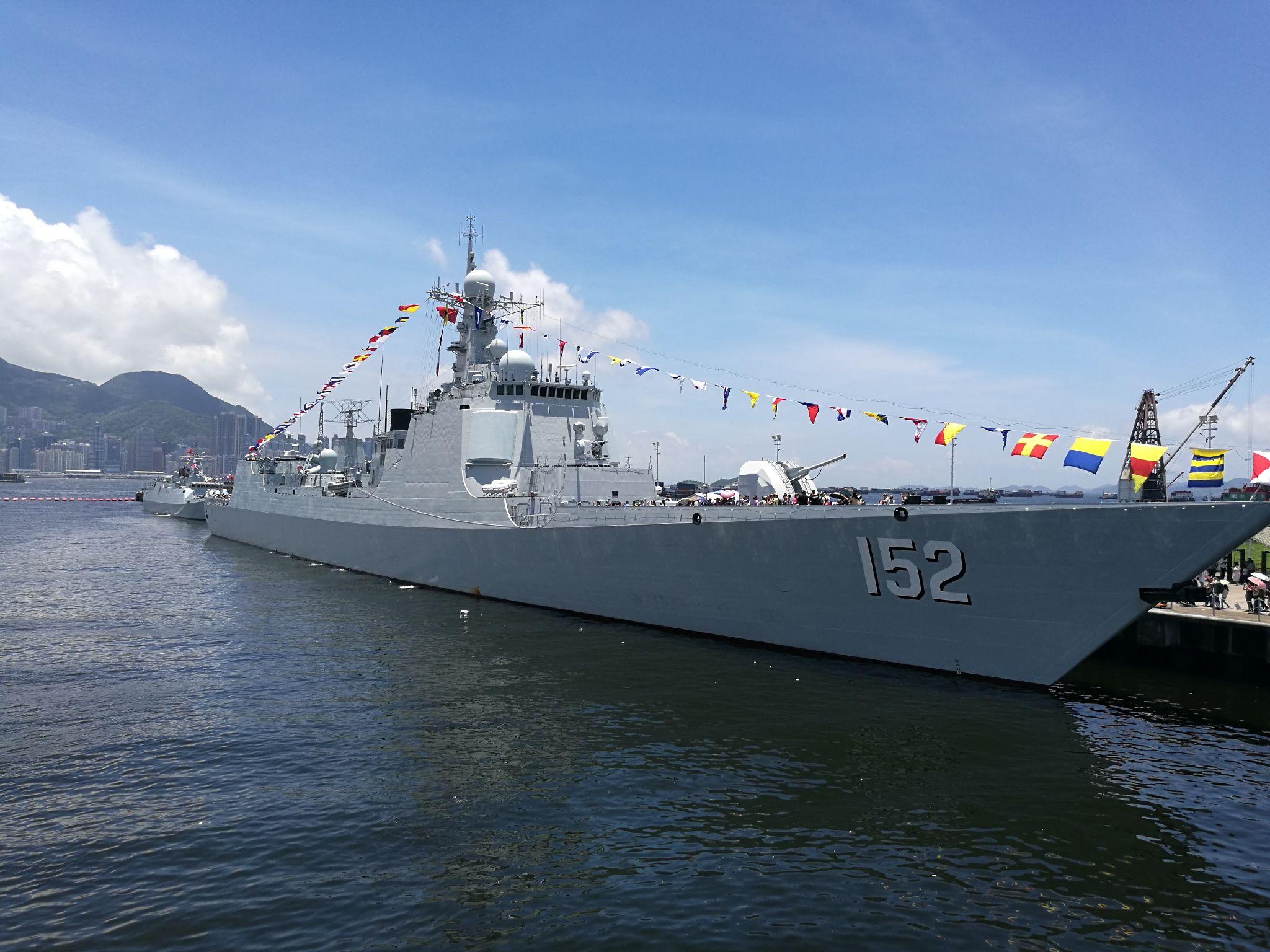 请问怎样从外观区分052C/D 054A 055和056？ - 知乎