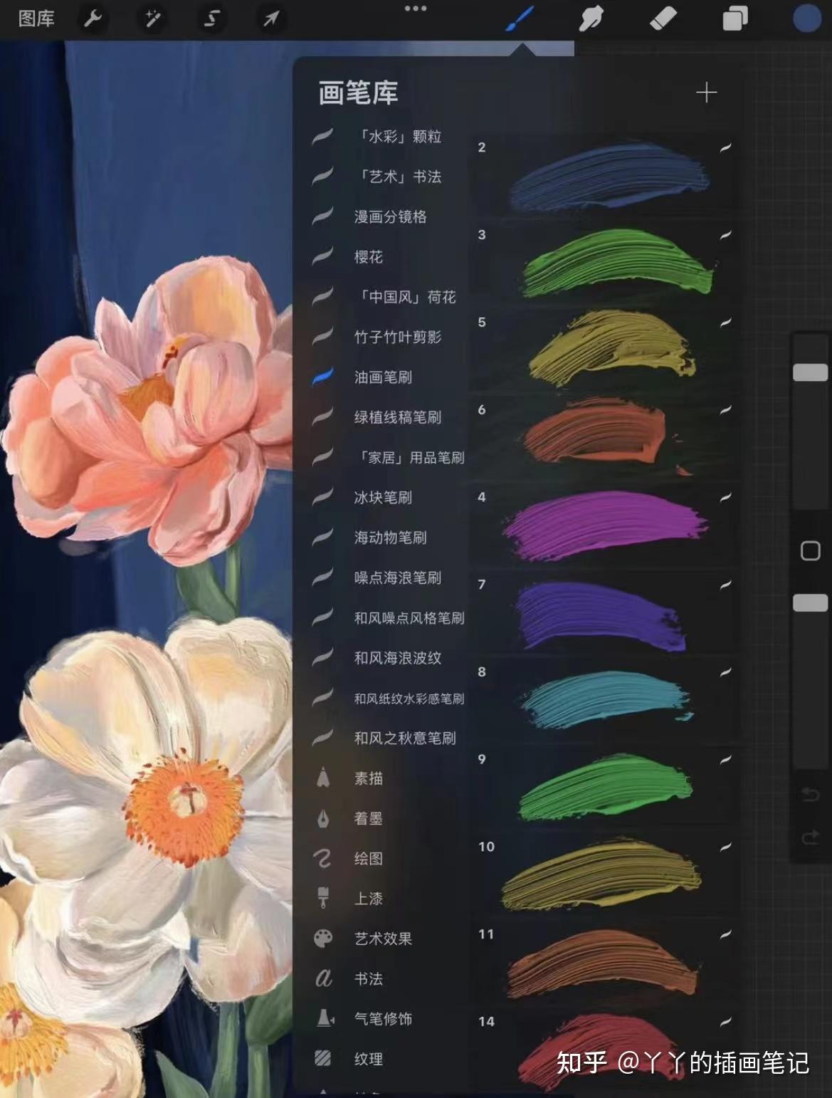 【油画笔刷】神仙质感，超棒！ps/procreate都可 - 知乎