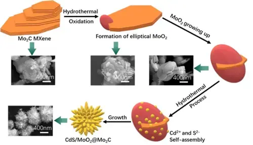 【好文推荐】CdS/MoO₂@Mo₂C-MXene异质结的构建及光催化产氢性能 - 知乎