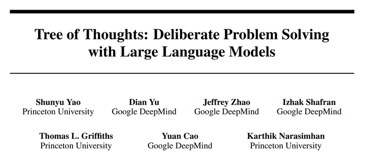 [Paper Reading] 思维树 Tree of Thoughts - 知乎