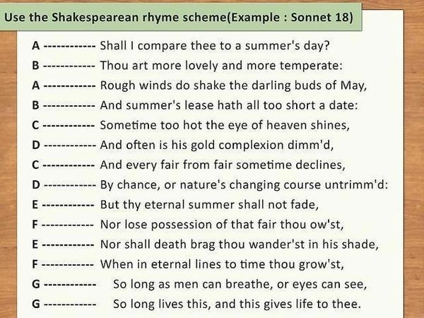 如何写一首十四行诗？ - 知乎