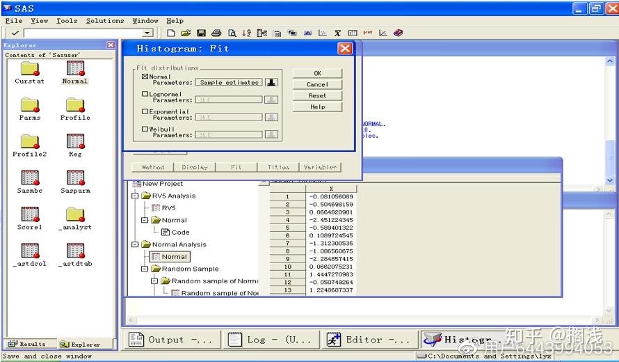 SAS的基本统计分析功能 ——SAS Analysis 模块 - 知乎