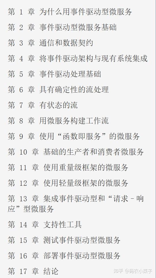 微服务与事件驱动架构开发手册带你驯服事件驱动的微服务！ 知乎
