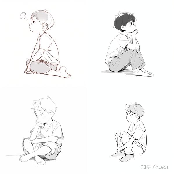 midjourney 风格探索-卡通线稿 - 知乎