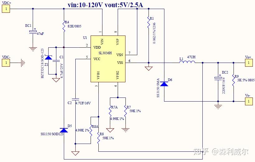 DCDC48V/60V/72V/100V降12V/5V降压恒流恒压高效率电源转换IC芯片 - 知乎